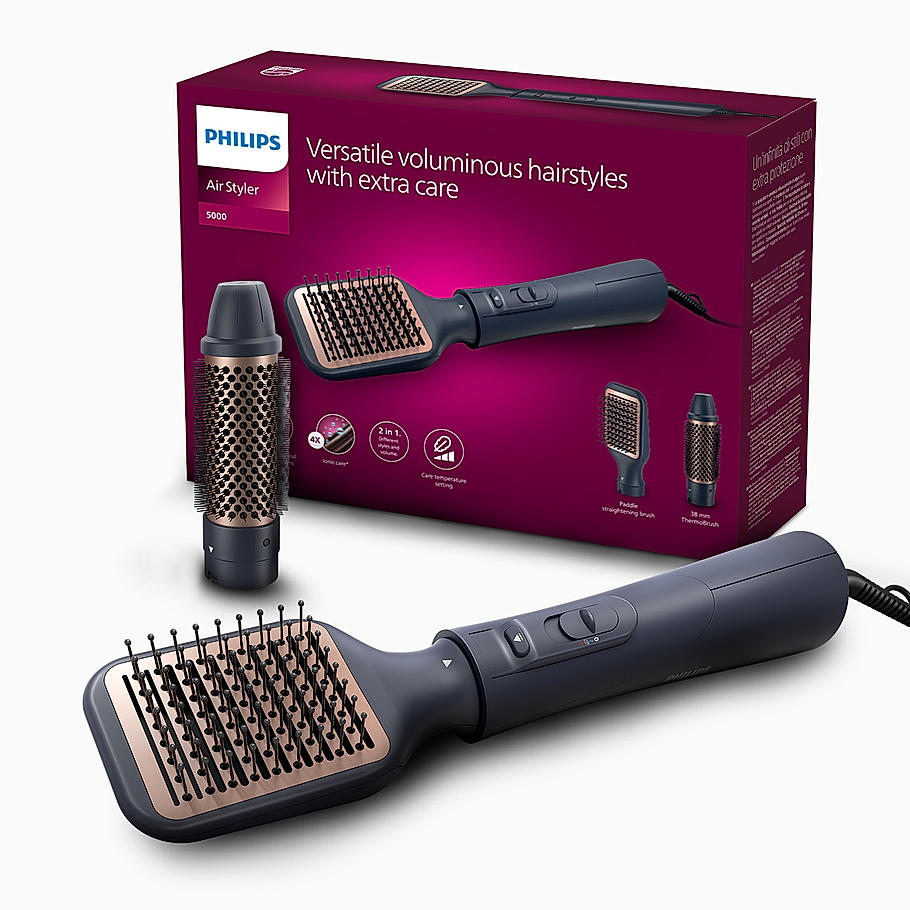 2 in 1 Airstyler | Volumizer + Blow Dryer Brush + Multi-Styler | 3X Vo ...