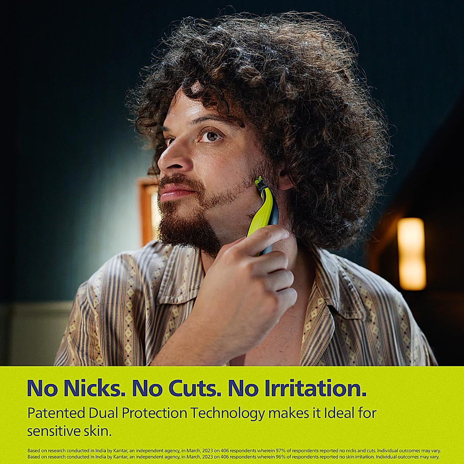 OneBlade- I Hybrid Trimmer & Razor I Trim, Edge & Shave | 2x Powerful